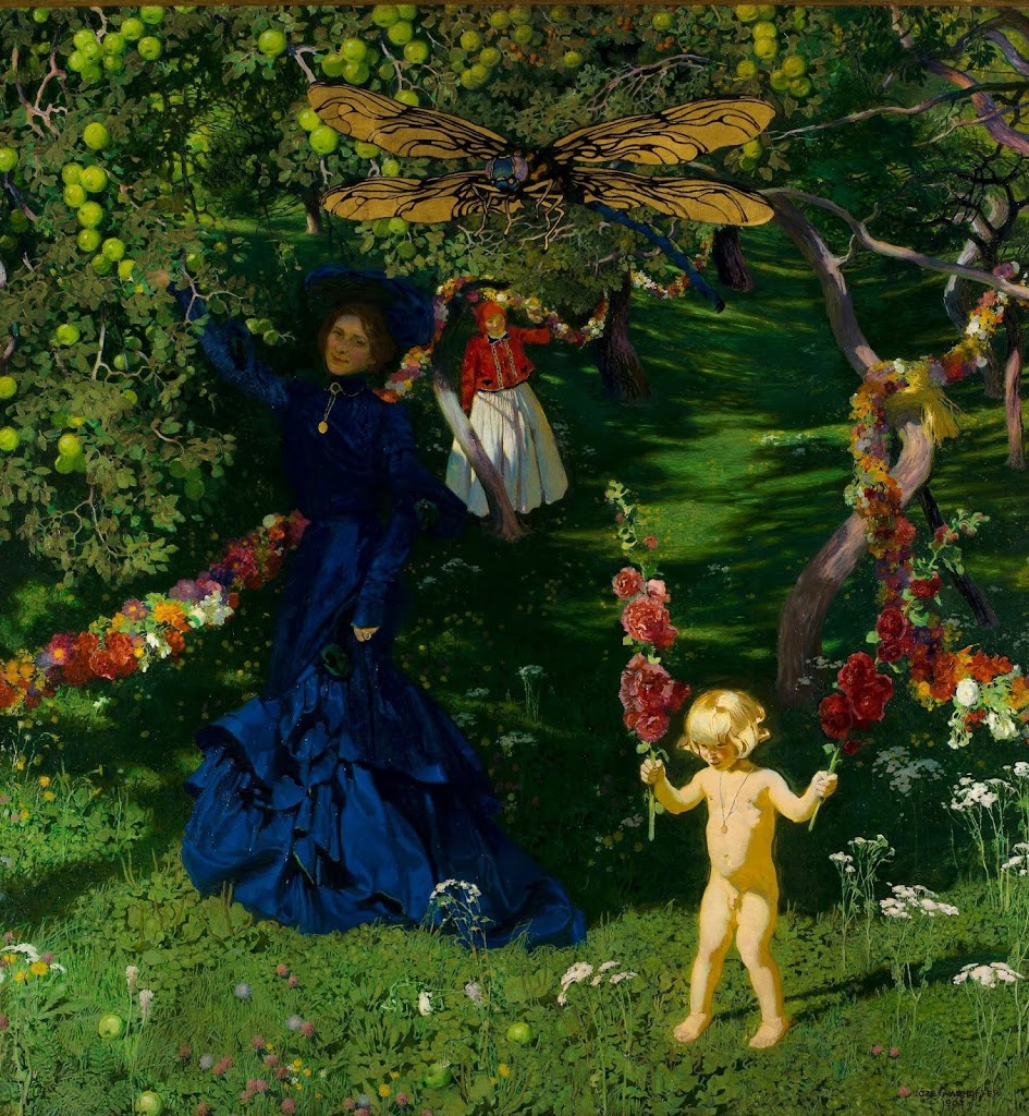 Józef Mehoffer – Dziwny ogród (Strange garden) : r/europe